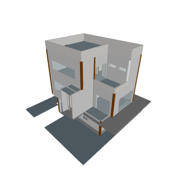 Proyecto Arquitectonico BIM Residencial - BIMserver.center