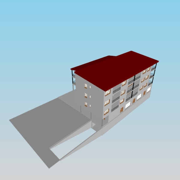 Bloque viviendas - Revit - BIMserver.center